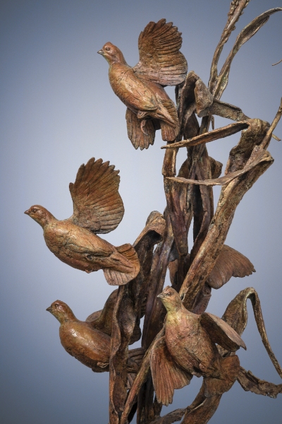 Bronze bird sculptures by Walter Matia | Curlew Castings